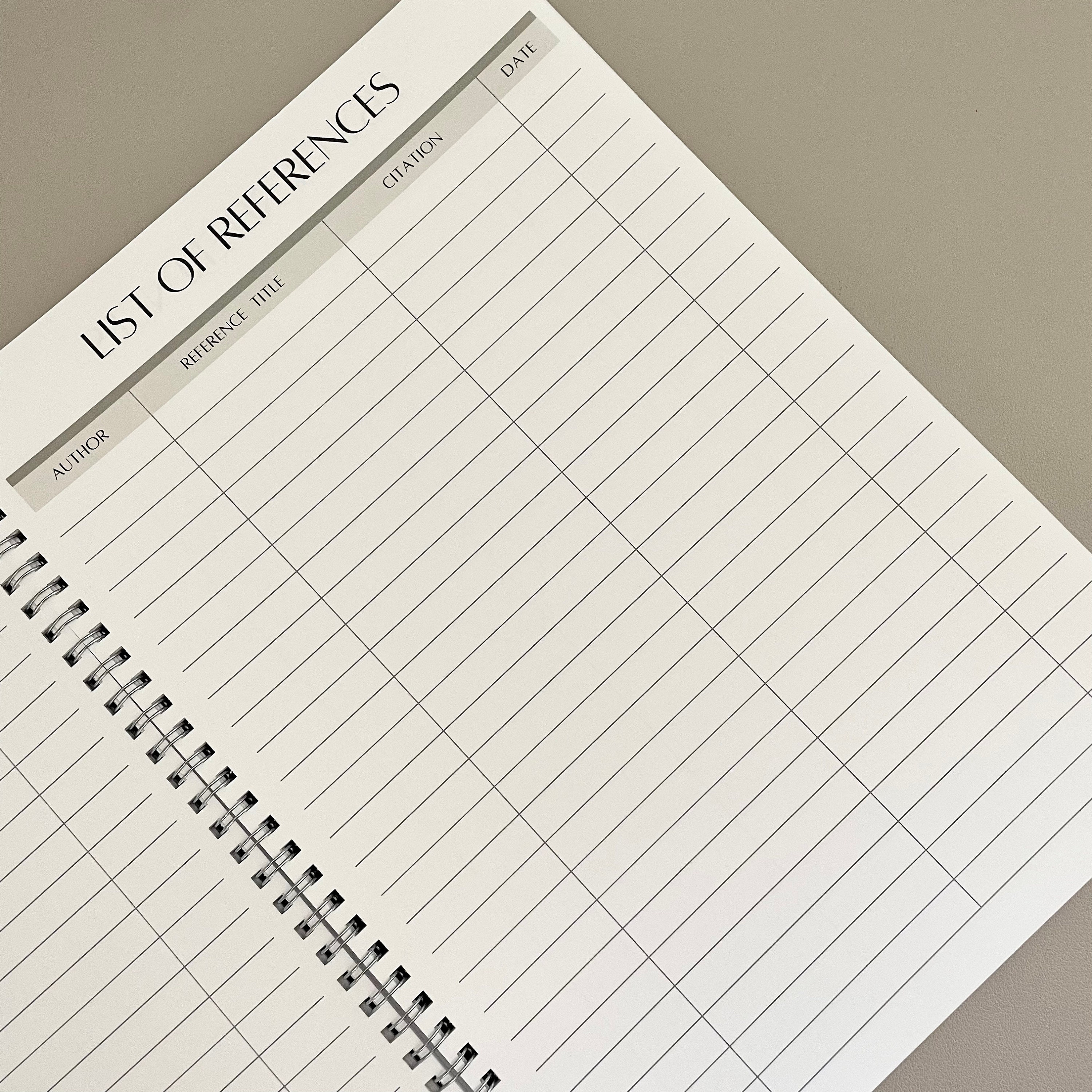 Personalised Dissertation A4 Notebook | Dissertation Journal ...