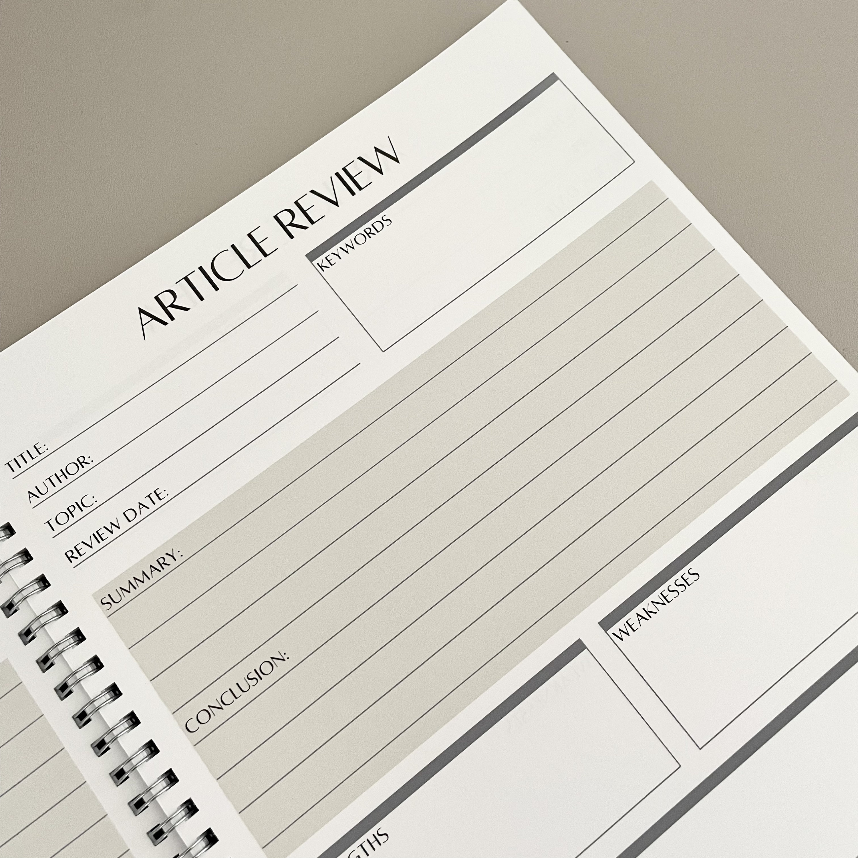 Personalised Dissertation A4 Notebook | Dissertation Journal ...