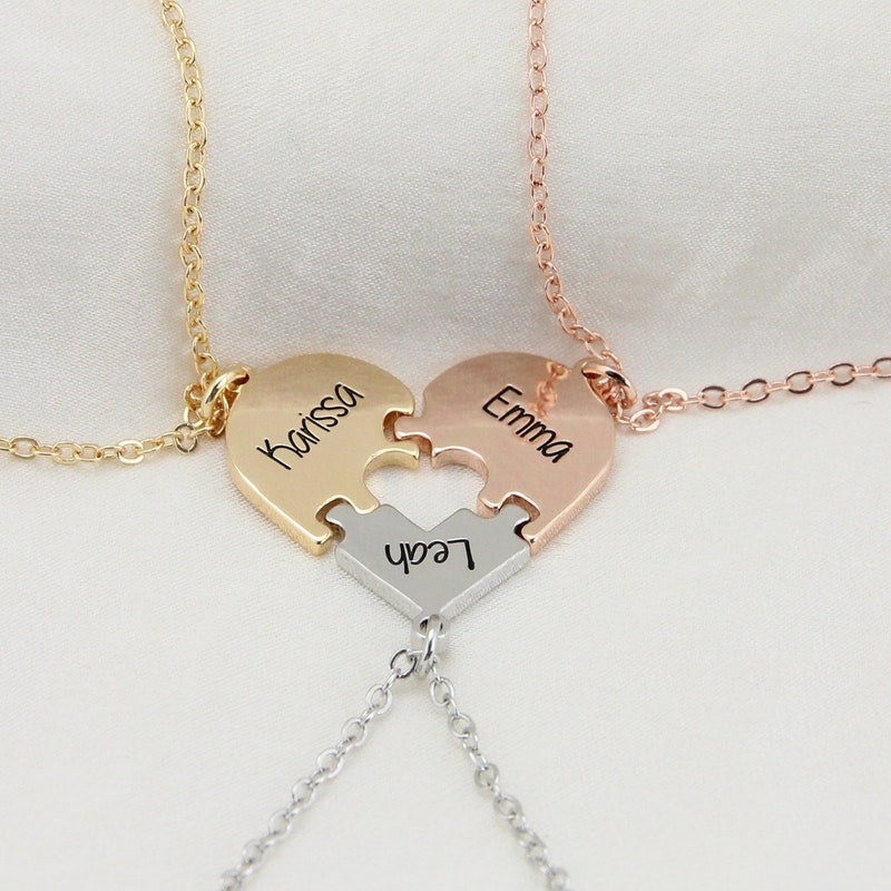 3 Best Friend Necklace - Etsy