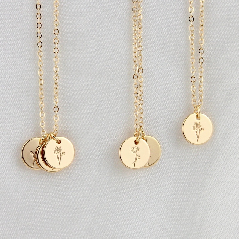 Peony Custom Necklace - Etsy UK