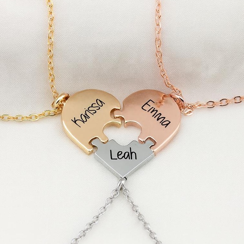 Three Tone Necklaces - Etsy