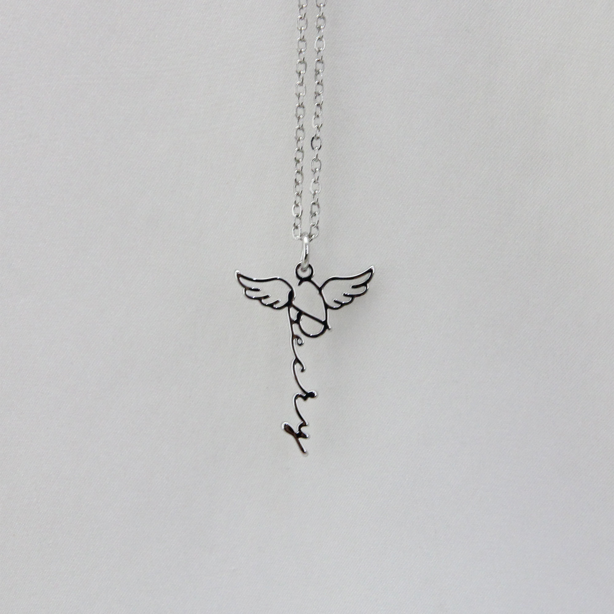 Custom Name Necklace With Angel Wings, Personalized necklace Jewelry ...