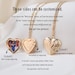 Personalized Heart Locket Necklace - Custom Photo Locket With Engraved ...