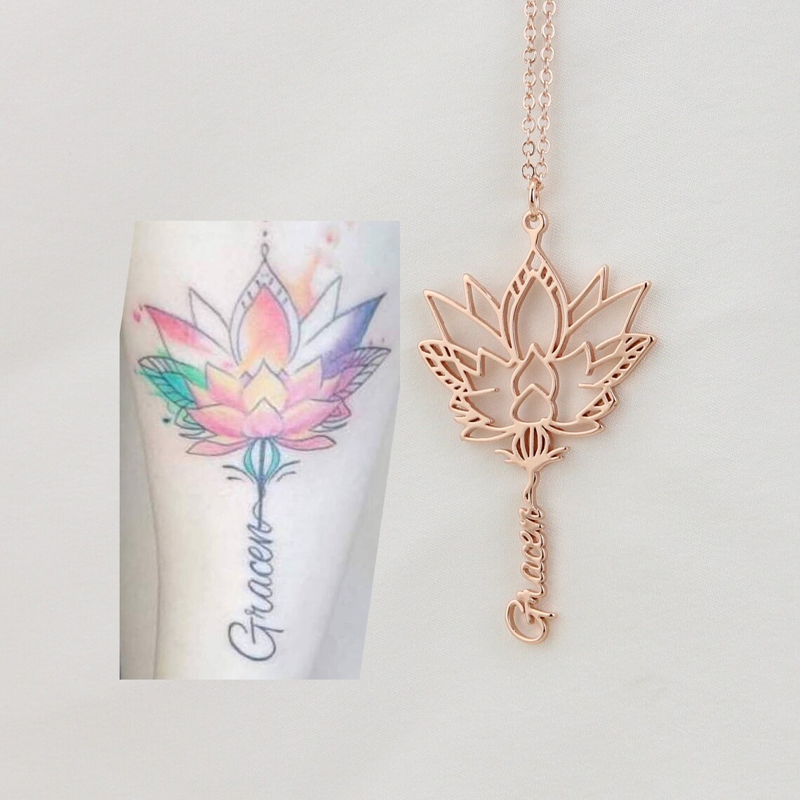 Personalized Tattoo Turn Into Necklace Jewelry, Actual Handwriting ...