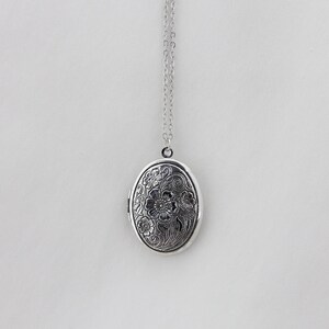 Vintage Locket Necklace With Photo Custom Picture Holder | Etsy