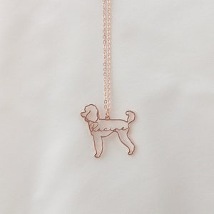 Custom Dog Necklace With Namepersonalized Jewelry for - Etsy