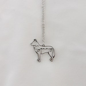 Custom Dog Necklace With Namepersonalized Jewelry for - Etsy