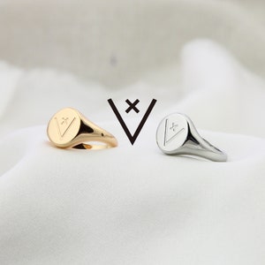 Custom Signet Ring for Men Women,personalized Actual Drawing Logo Name ...