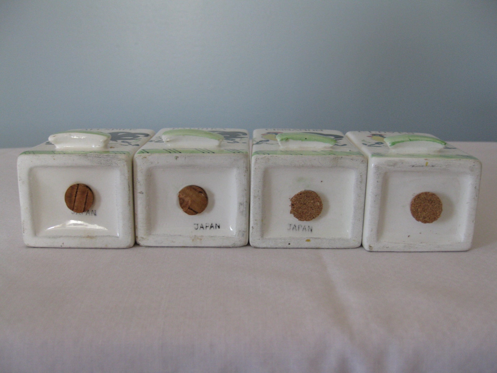 Vintage Spice Rack With Spice Jars. Made in Japan - Etsy