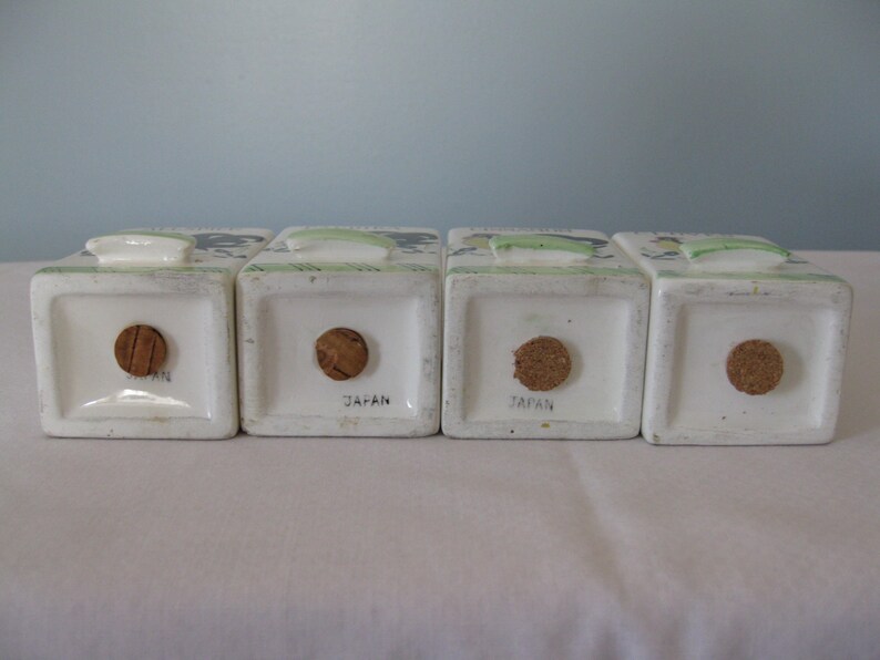 Vintage Spice Rack With Spice Jars. Made in Japan - Etsy