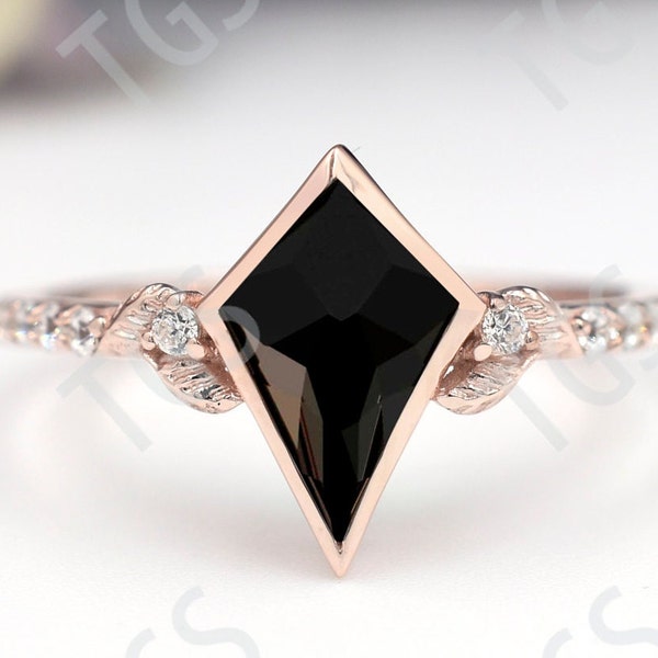 Art Deco Onyx Ring - Etsy