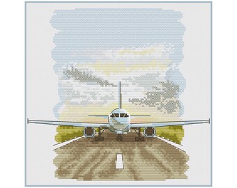 Plane Cross Stitch | Etsy