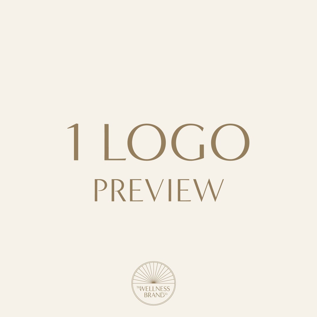Logo Design Preview Try Before You Buy It Logo Logo - Etsy