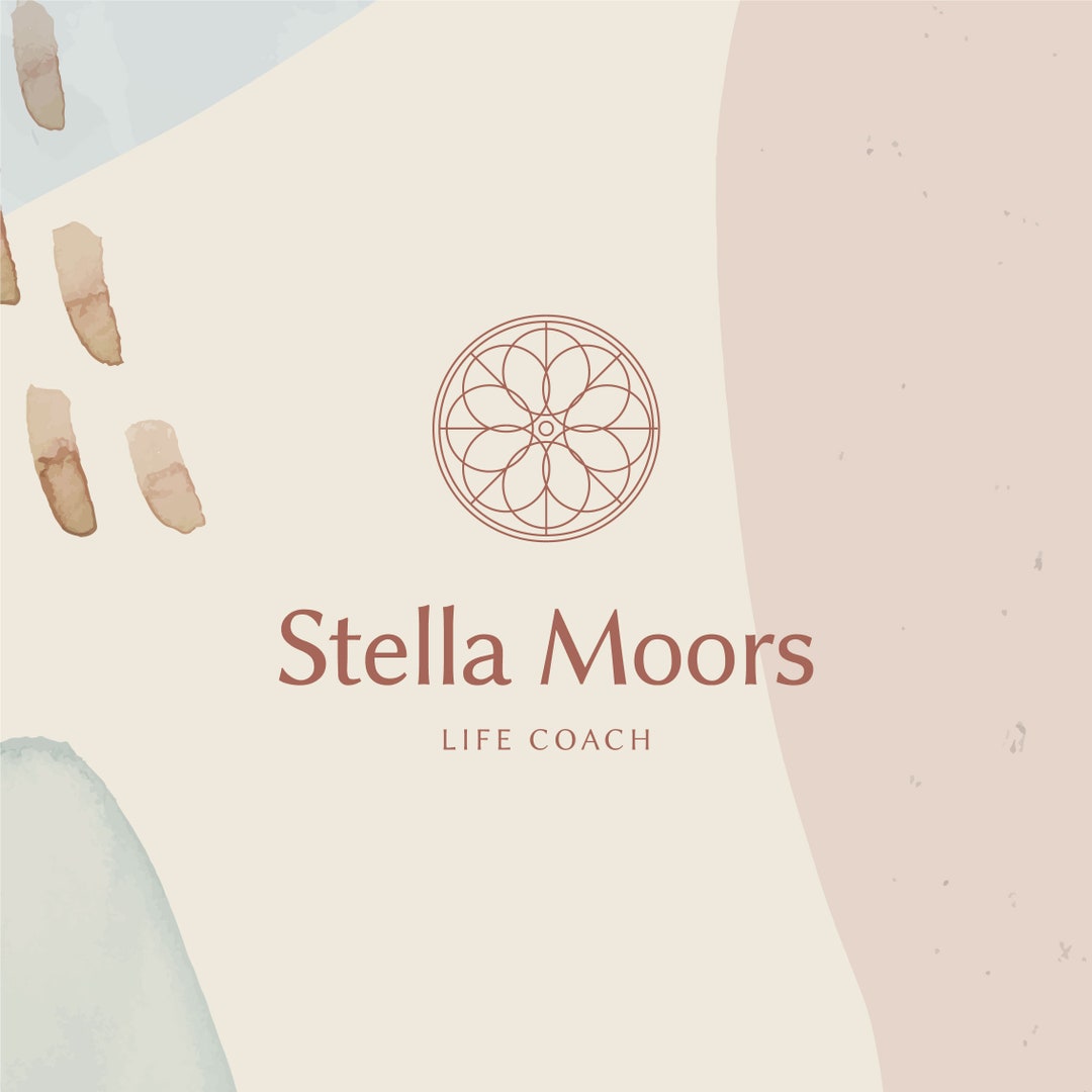 Holistic Life Coach Logo Wellness Coach Logo Health Coach Logo Boho ...