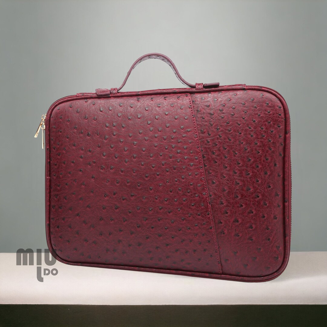 Laptop Bag Retro Women Briefcase Laptop Sleeve 13.3 Inch Laptop Case ...