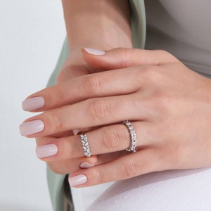 0.28 Ct Markiz Cut Diamond Stone White Gold Ring - Etsy