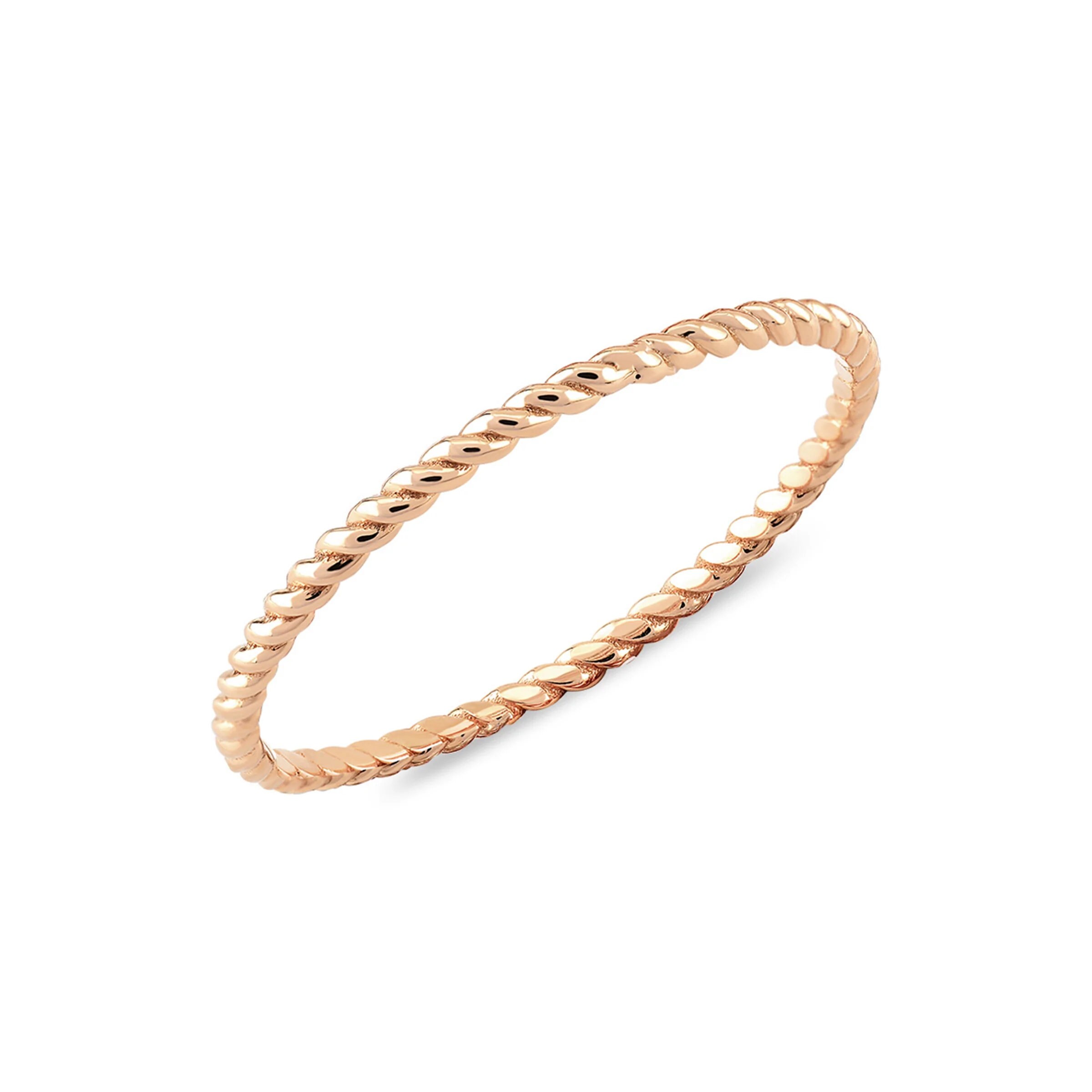 Mini Auger Ring 14K Gold Gift for Her Everyday Jewelry - Etsy