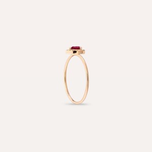Drop 0.20 Ct Ruby and Diamond Stone Ring - Etsy