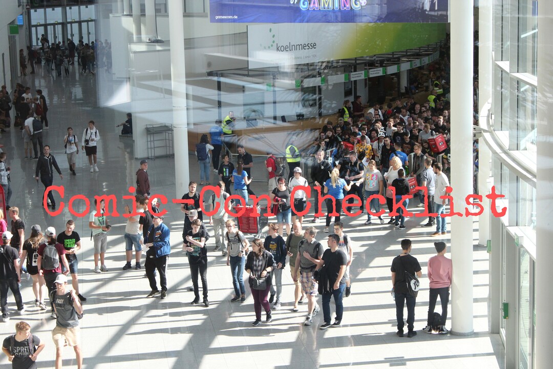 Comic-con Checklist, Cosplay, Gifts for Cosplayers, Con-goers, Comic ...