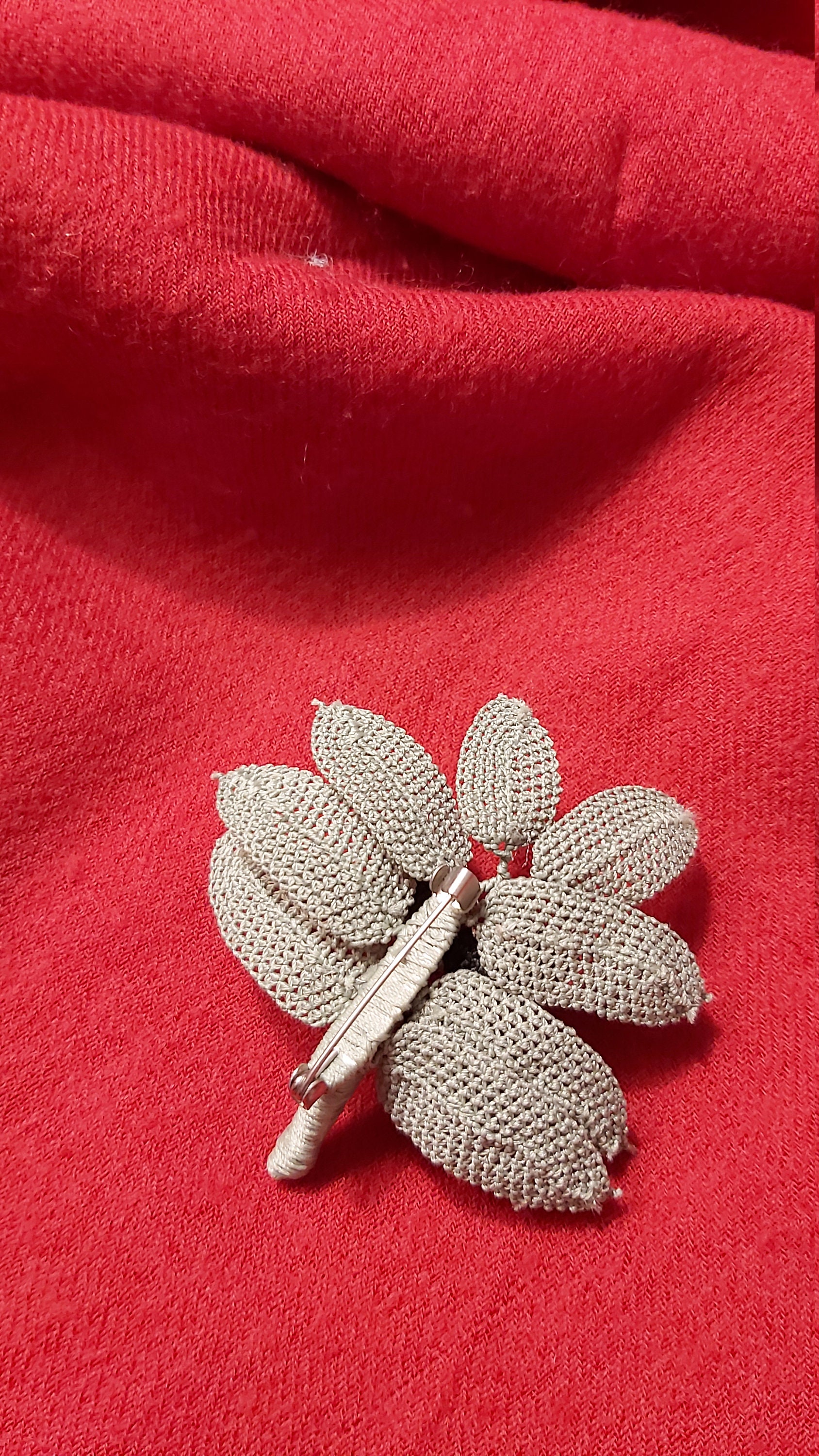 Handmade Needle Lace Brooch Turkish Embroidery Olive Leaves - Etsy