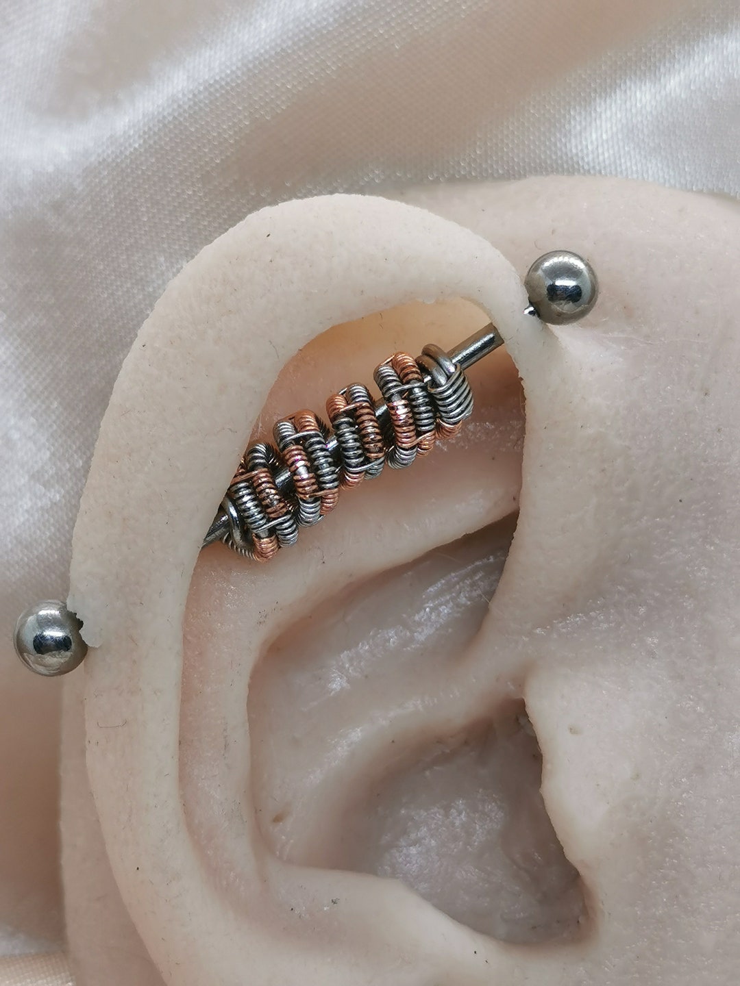 Cute Coil Barbell Attachment - Etsy