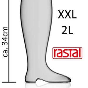 Beer Boot 2 Liters XXL With YOUR Logo Rastal Stölzle - Etsy