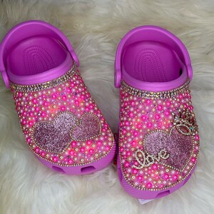 Custom Designed Bling Crocs Big Kids and Toddlers - Etsy
