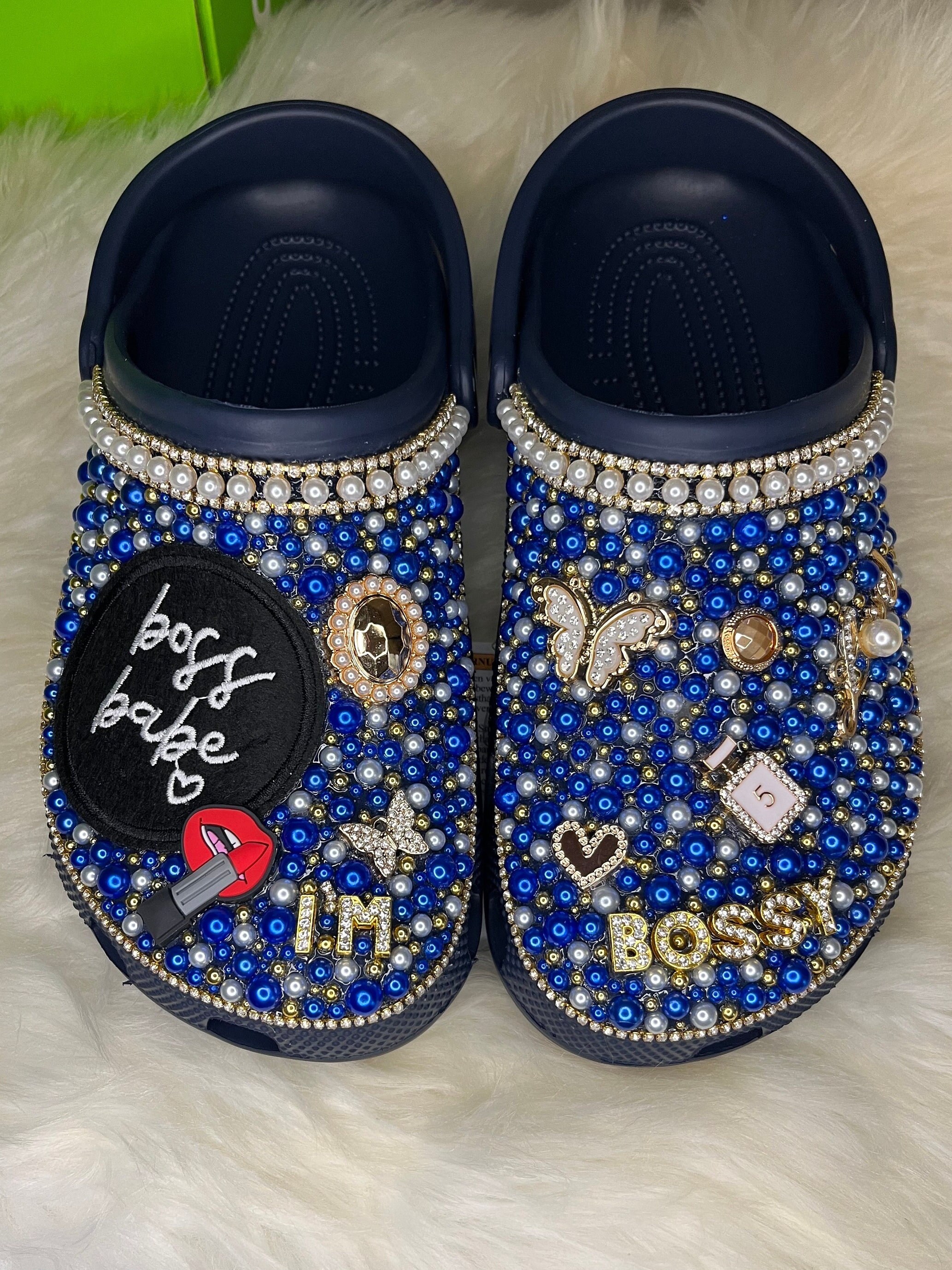 Womens Custom Designed Bling Crocs - Etsy