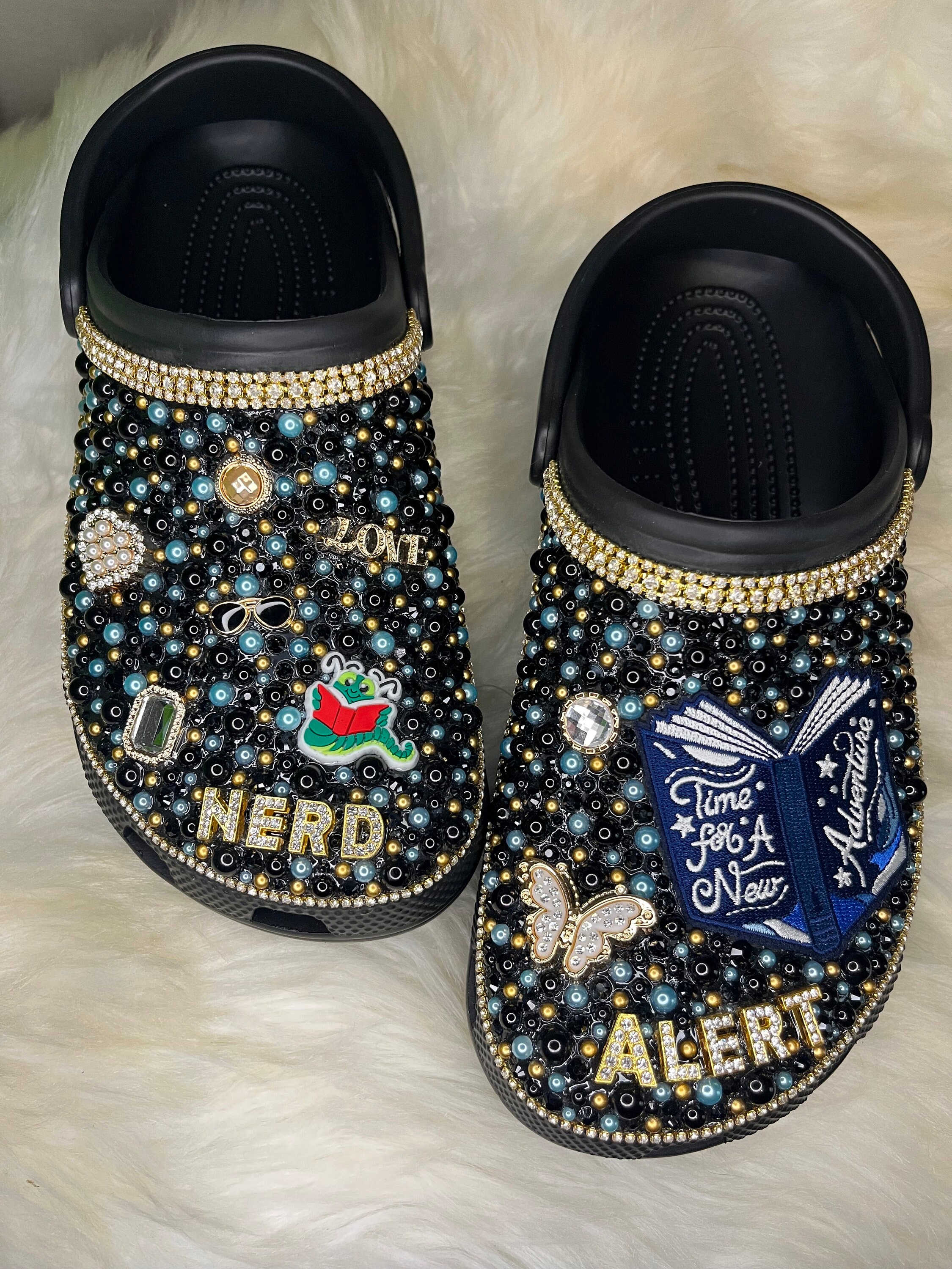 Womens Custom Designed Bling Crocs - Etsy