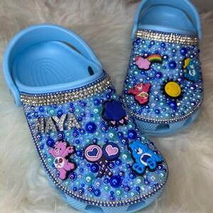 Custom Designed Bling Crocs Big Kids and Toddlers - Etsy