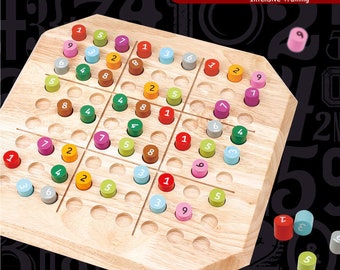Jumbo Size Wooden Magnetic Wall Mount Sudoku Board - Etsy
