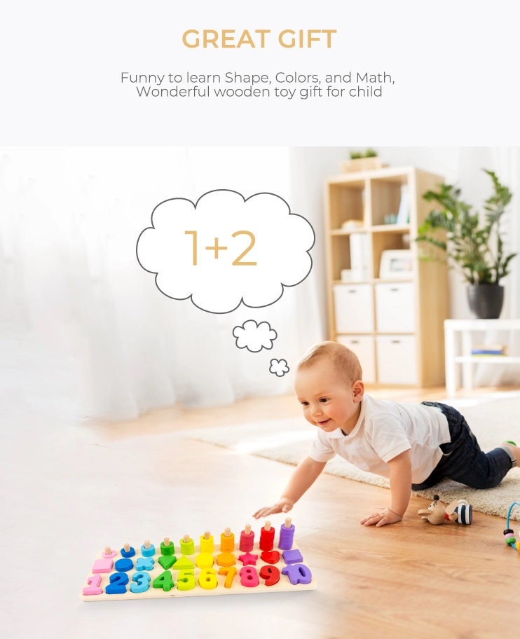 Number Matching Board - Etsy