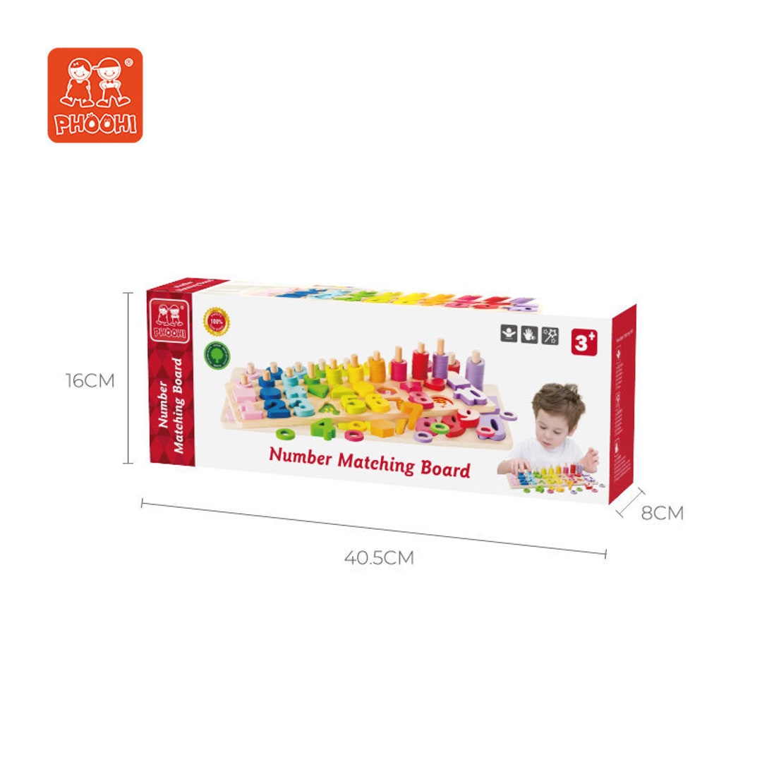 Number Matching Board - Etsy