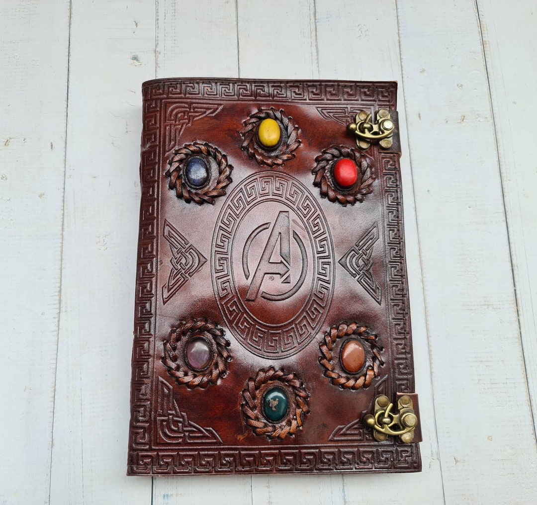 Leather Journal, Avenger Infinity Journal Marvel Lover, Leather ...