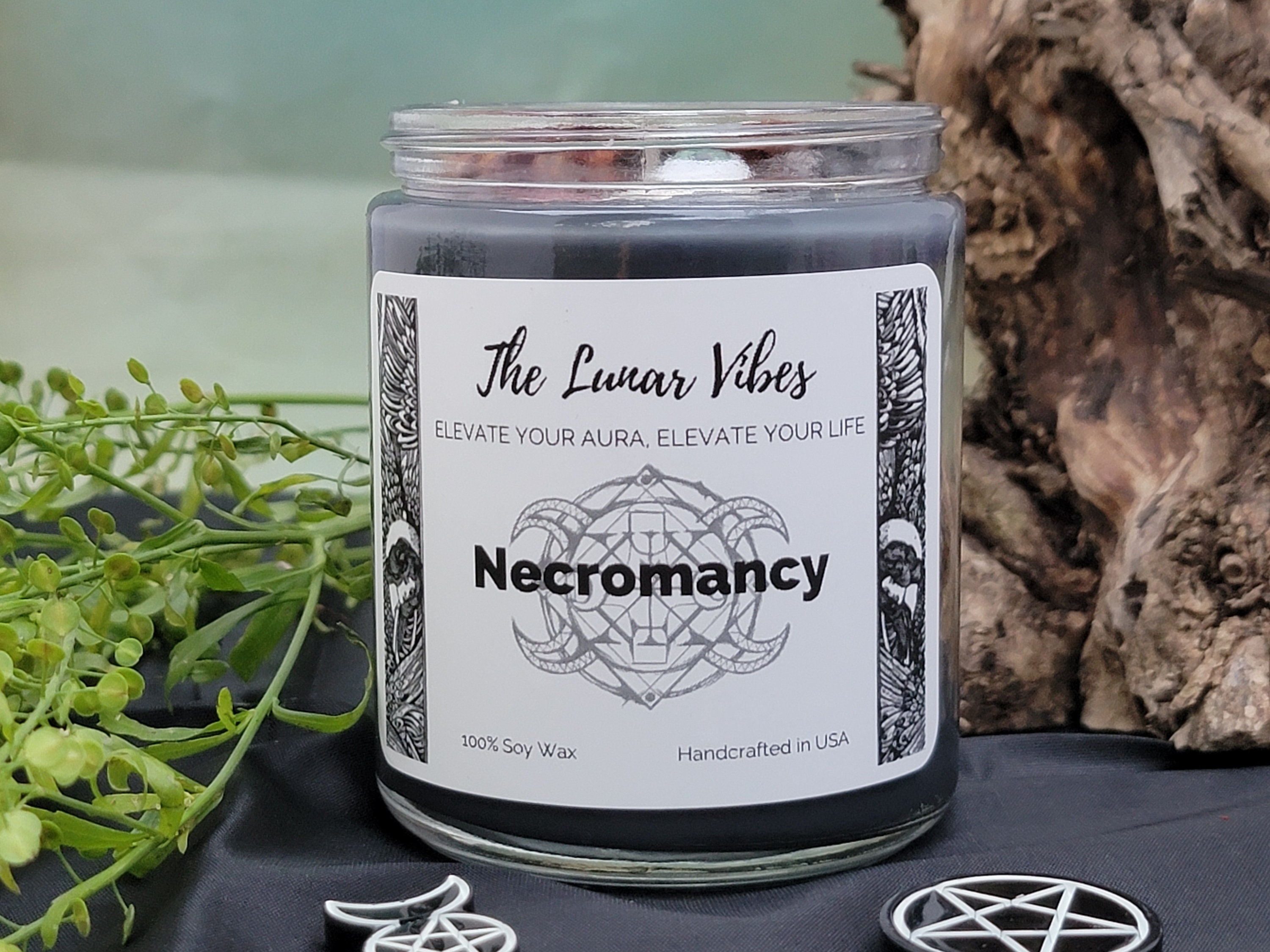 Necromancy Candle Altar Necromancy Ancestor Diety - Etsy