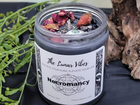 Necromancy Candle Altar Necromancy Ancestor Diety - Etsy