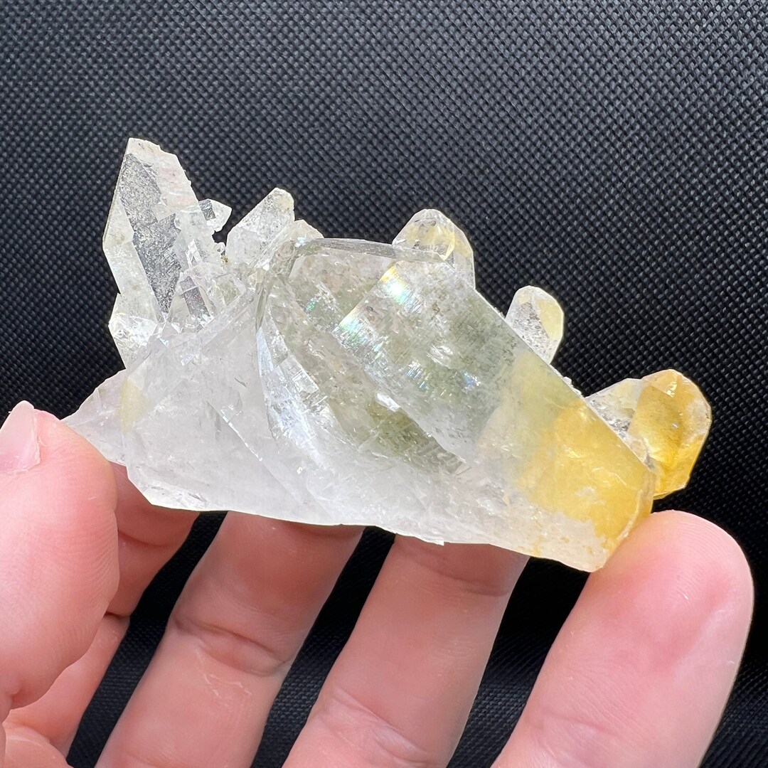 High Quality Natural Garden Chlorite Quartz Crystal Cluster With Iron ...