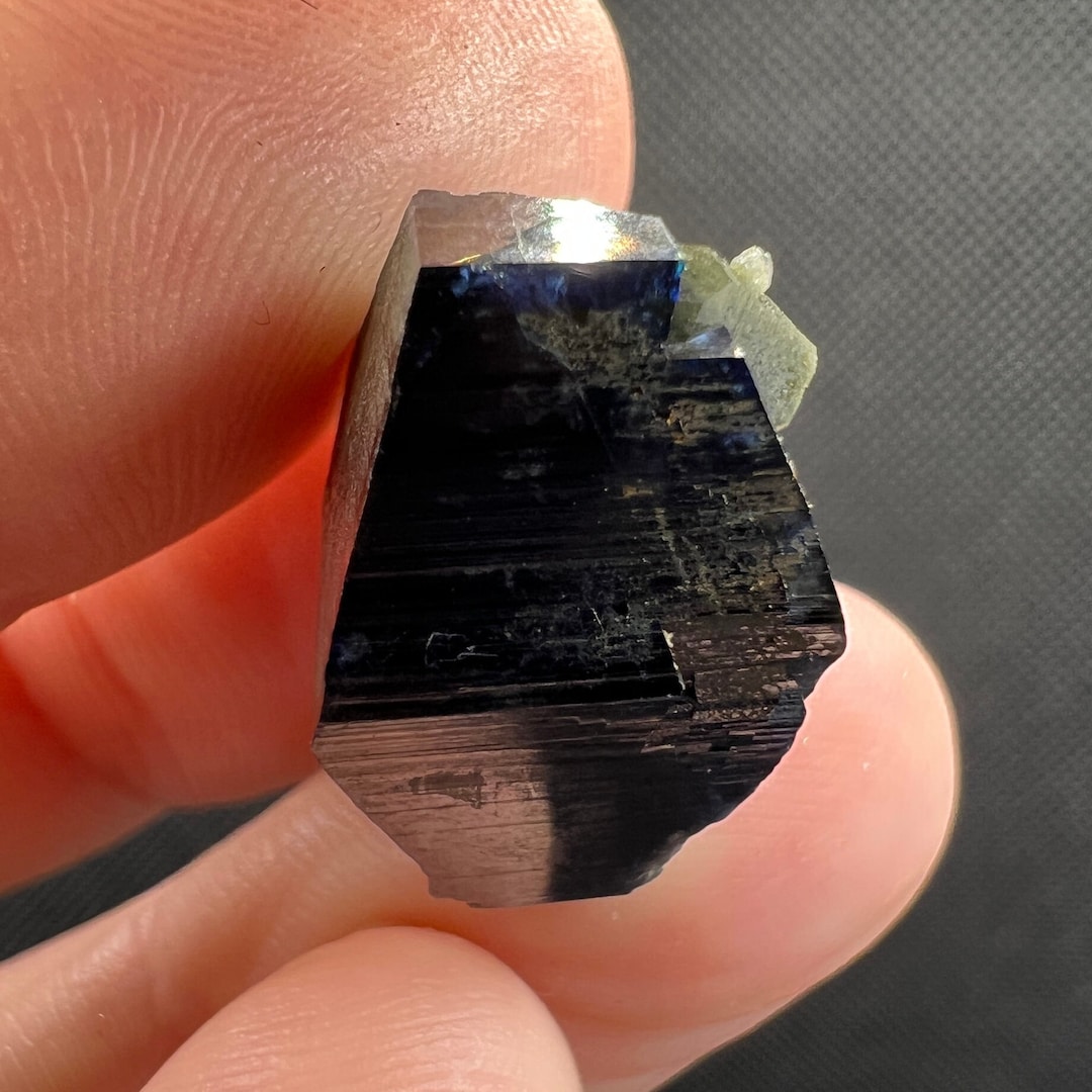 Huge Blue Anatase Crystal With Chlorite Quartz - Etsy