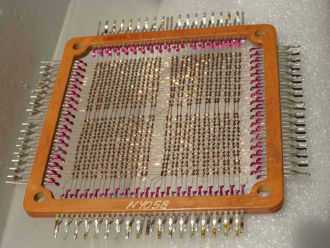 Rarest USSR Soviet RAM 3D.2.M Magnetic Ferrite Core Memory | Etsy