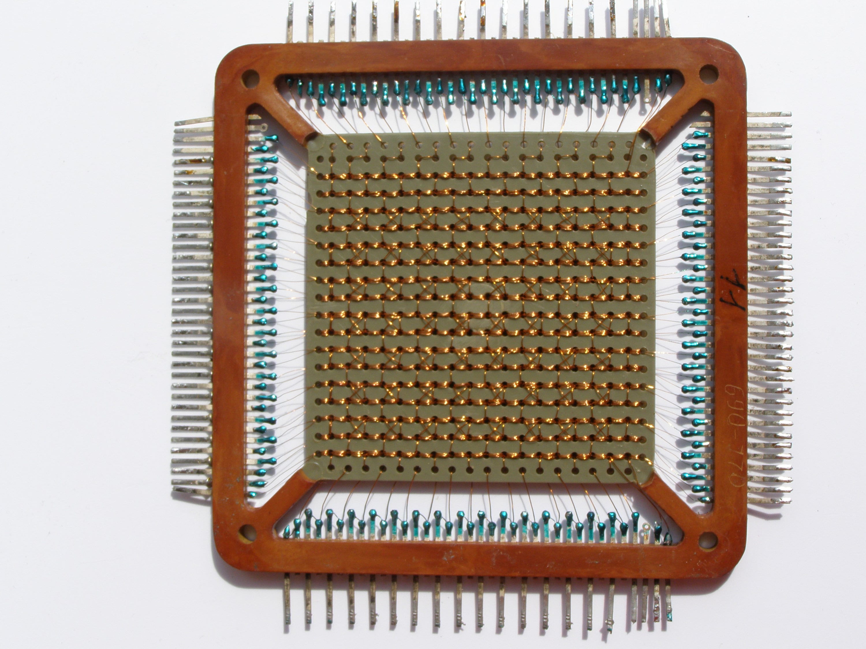 USSR Soviet ROM Magnetic Ferrite Core Memory Plate 306 bit | Etsy