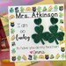 Teacher St. Patricks Day Gift Clover Earrings Personalized St. Patricks ...