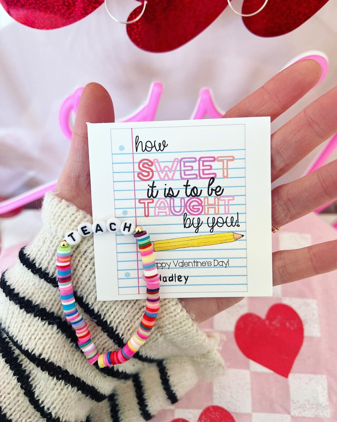 How Sweet It is to Be Taught by You! Teacher Valentine's Day Gift ...