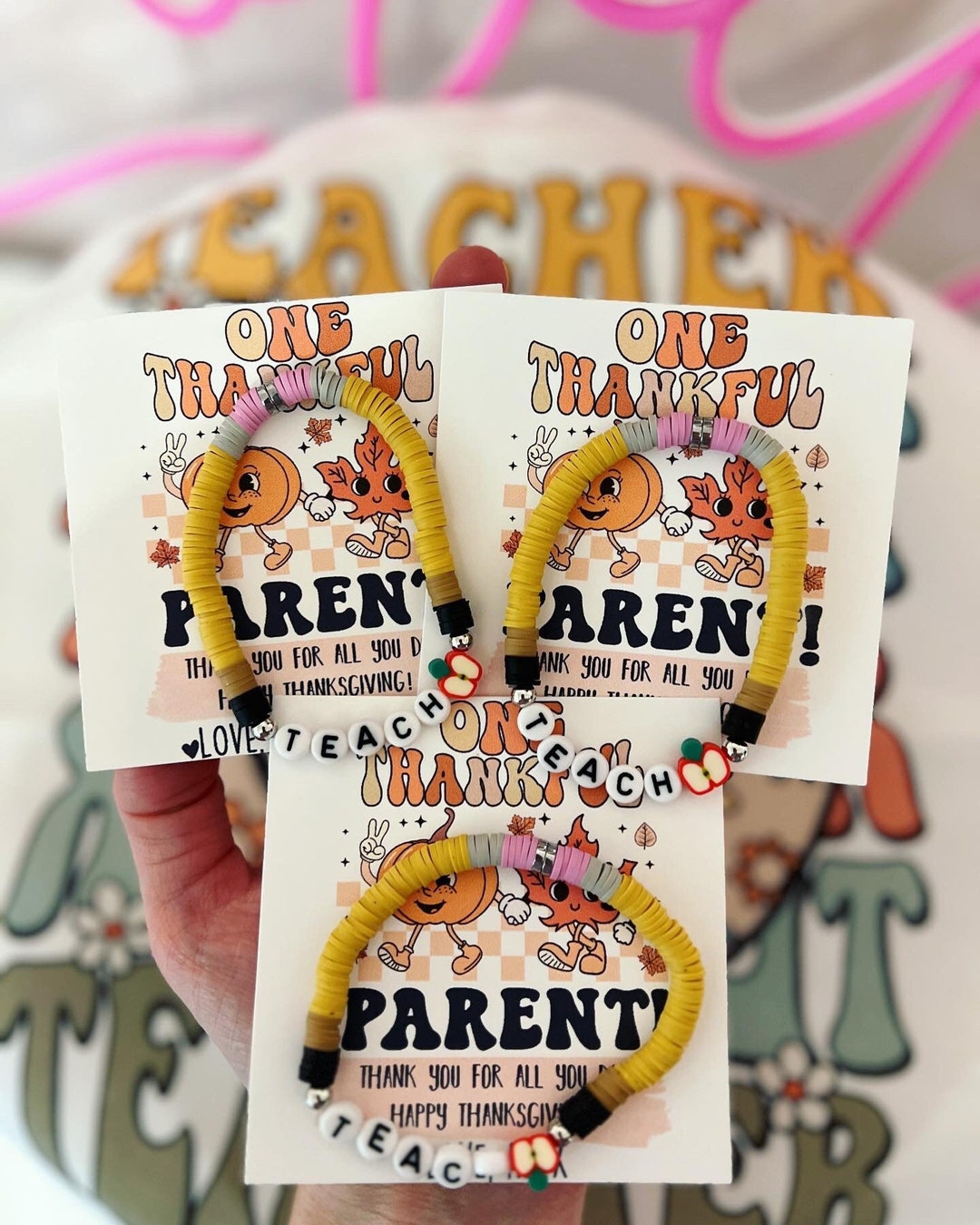 Thankful for You, Teacher Gift! Thanksgiving Teacher Appreciation Gift ...