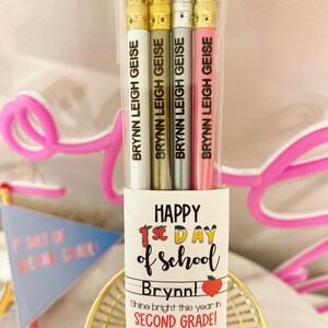 Engraved Pencils Back to School Gift! Child's Name Personalized! Gift ...