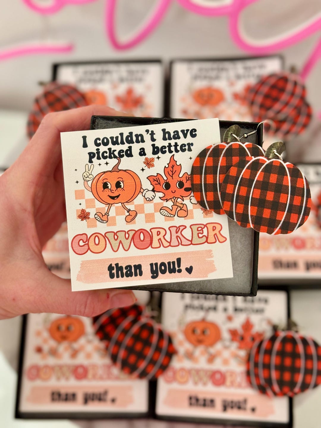 We Couldn't Have PICKED a Better Teacher Than You!plaid Pumpkin ...