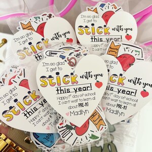 100 Vinyl Waterproof Teacher Stickers! First Day of School Teacher Gift ...