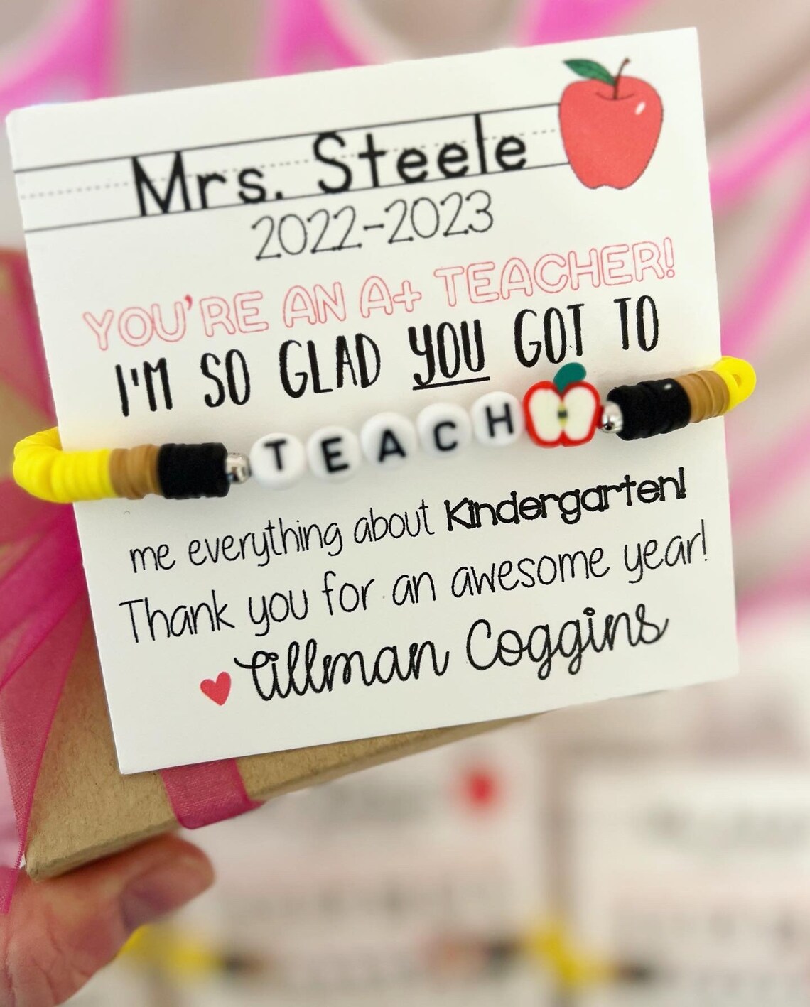 End of Year Teacher Gift! Teacher Appreciation Thank You Gift, Teacher ...