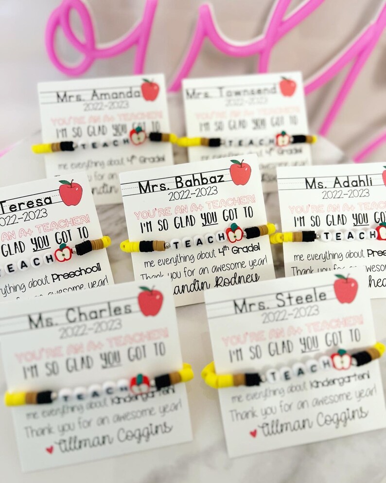 End of Year Teacher Gift! Teacher Appreciation Thank You Gift, Teacher ...