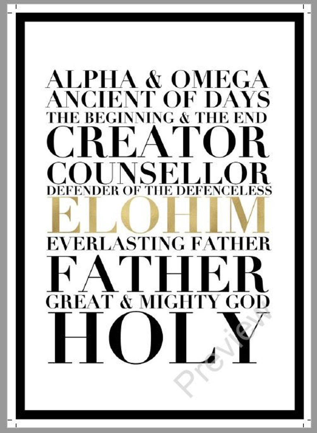 Alpha and Omega | Names of God | Christian Gifts | Christian Art Prints ...