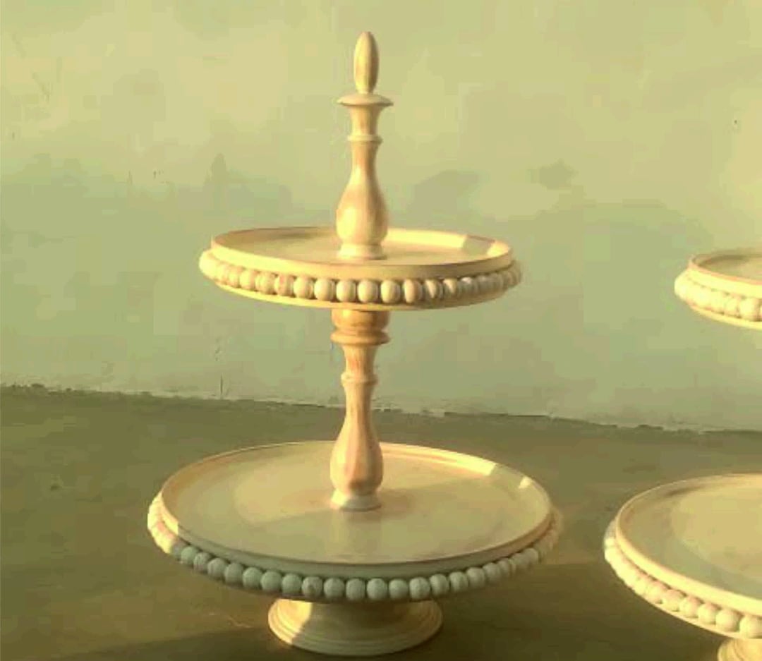 Wooden Cake Stand Wedding Cake Stand Vintage Cake Stand Etsy